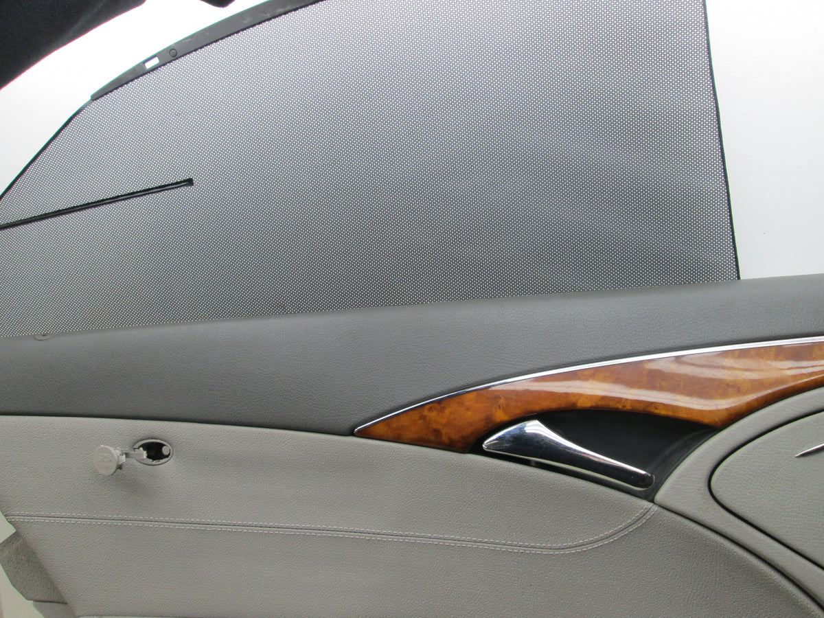 Mercedes W211 E320 E500 E430 left rear door panel grey – Allums Imports