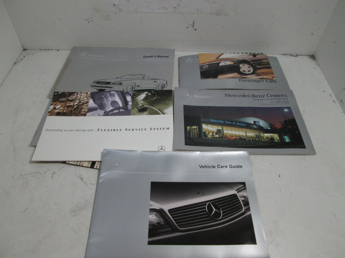 Mercedes R129 SL500 Complete Owner's Manual. Records w/Book (USED ...