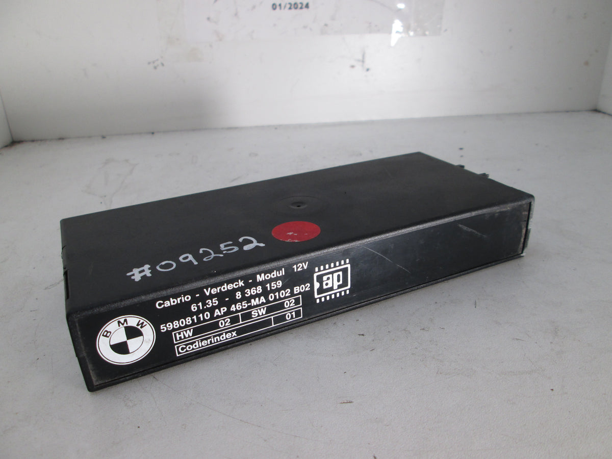 BMW E36 325is 328is M3 92-99 Convertible Top Module 61358368159 (USED ...