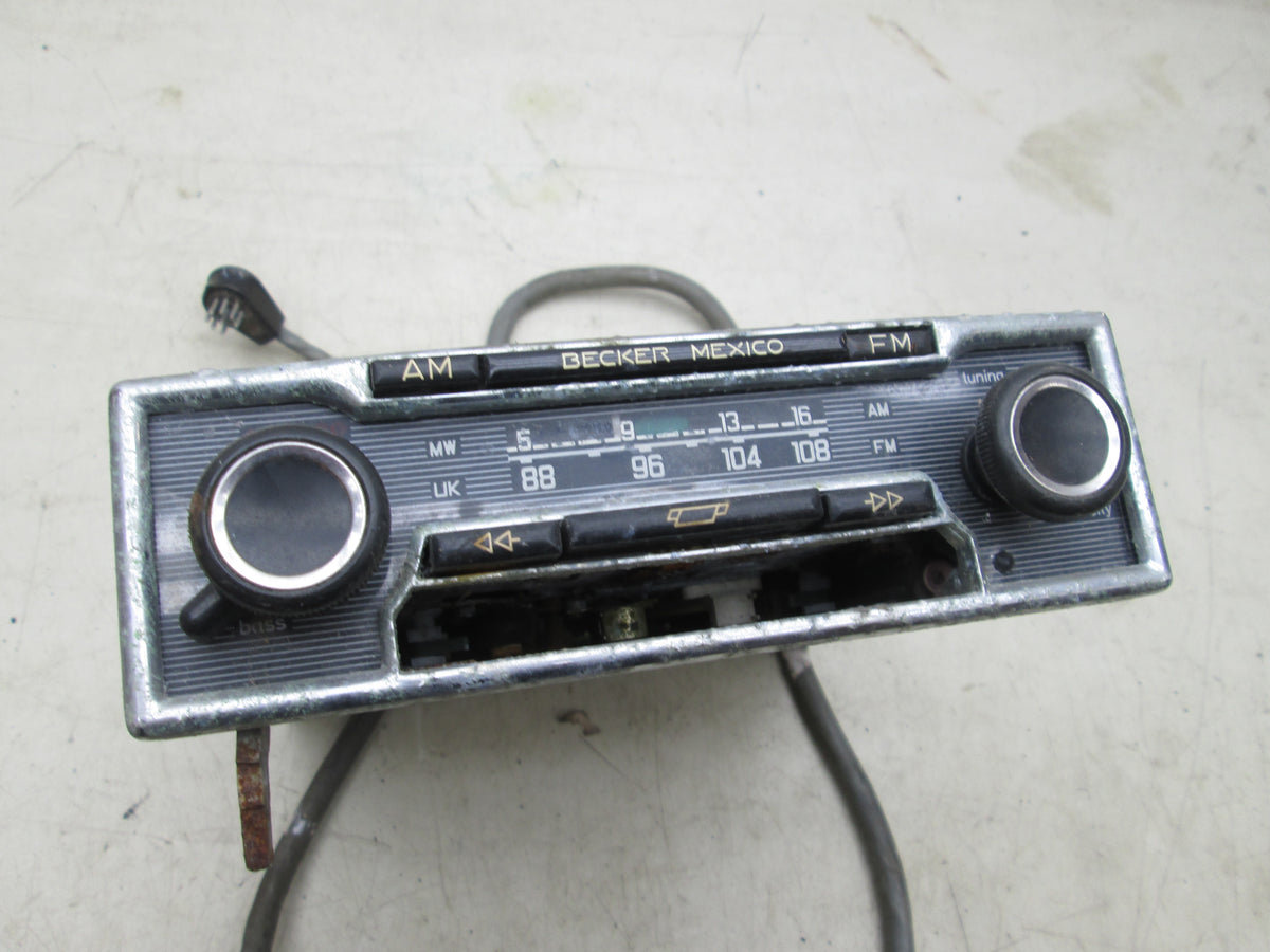 Vintage Mercedes Becker Mexico Cassette Vintage Radio R107 W115 W114 ...