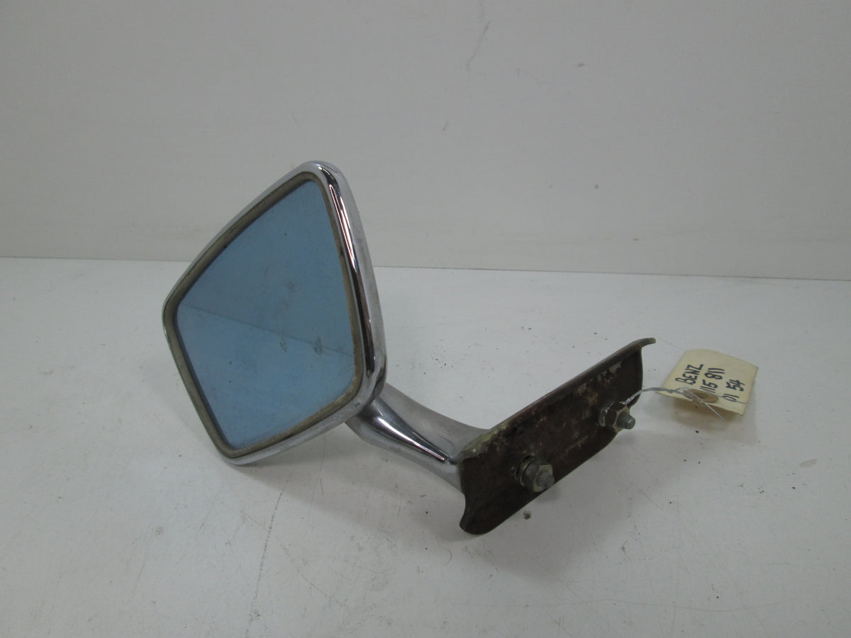 Mercedes W114 W115 center left side mirror 1158110154 – Allums Imports