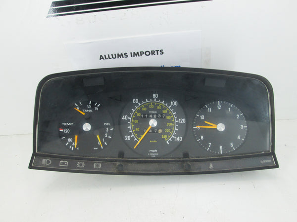 Mercedes W123 instrument cluster 1235422801 – Allums Imports