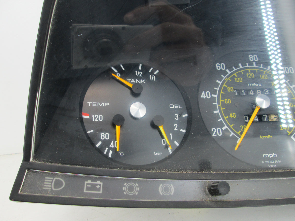 Mercedes W123 Instrument Cluster Speedometer 1235422801 (USED) – Allums ...