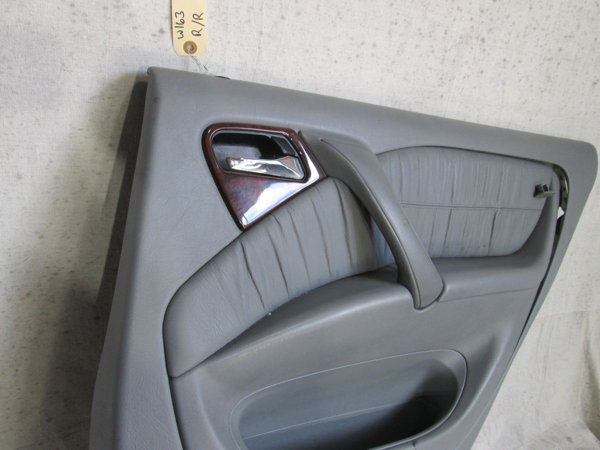 Mercedes W163 ML320 ML430 ML500 right rear door panel grey – Allums Imports