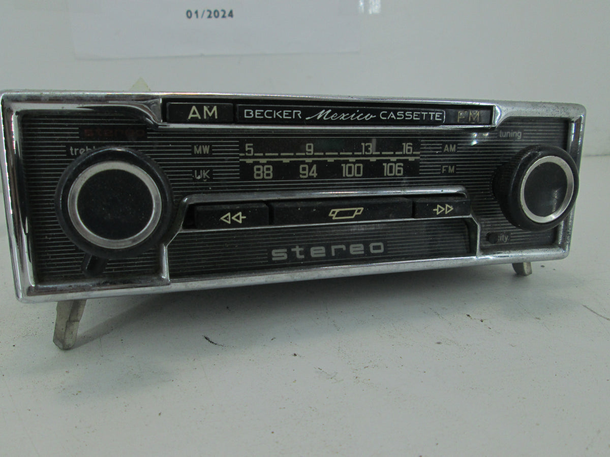 Mercedes Becker Mexico cassette Vintage radio R107 W115 W114 #8 ...