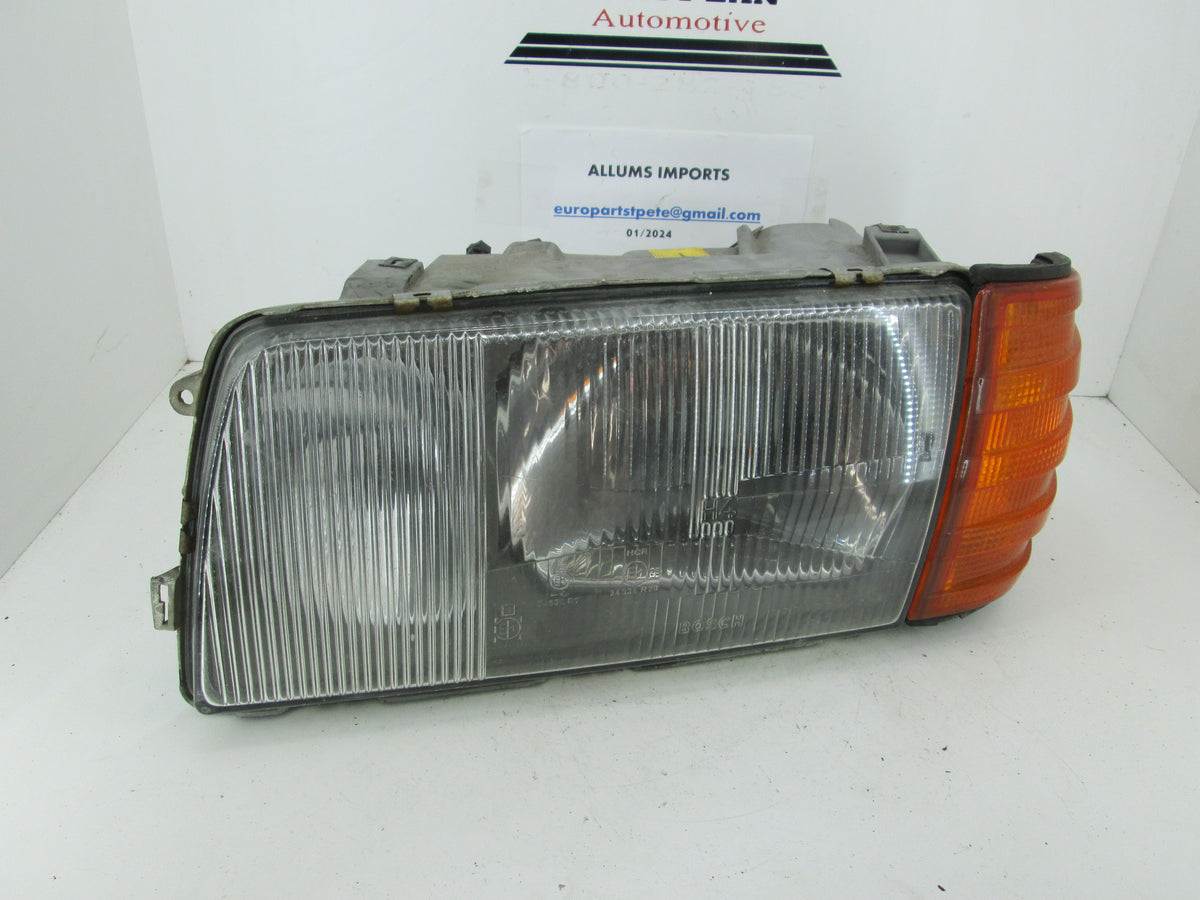 Mercedes W126 left side euro headlight #1 – Allums Imports