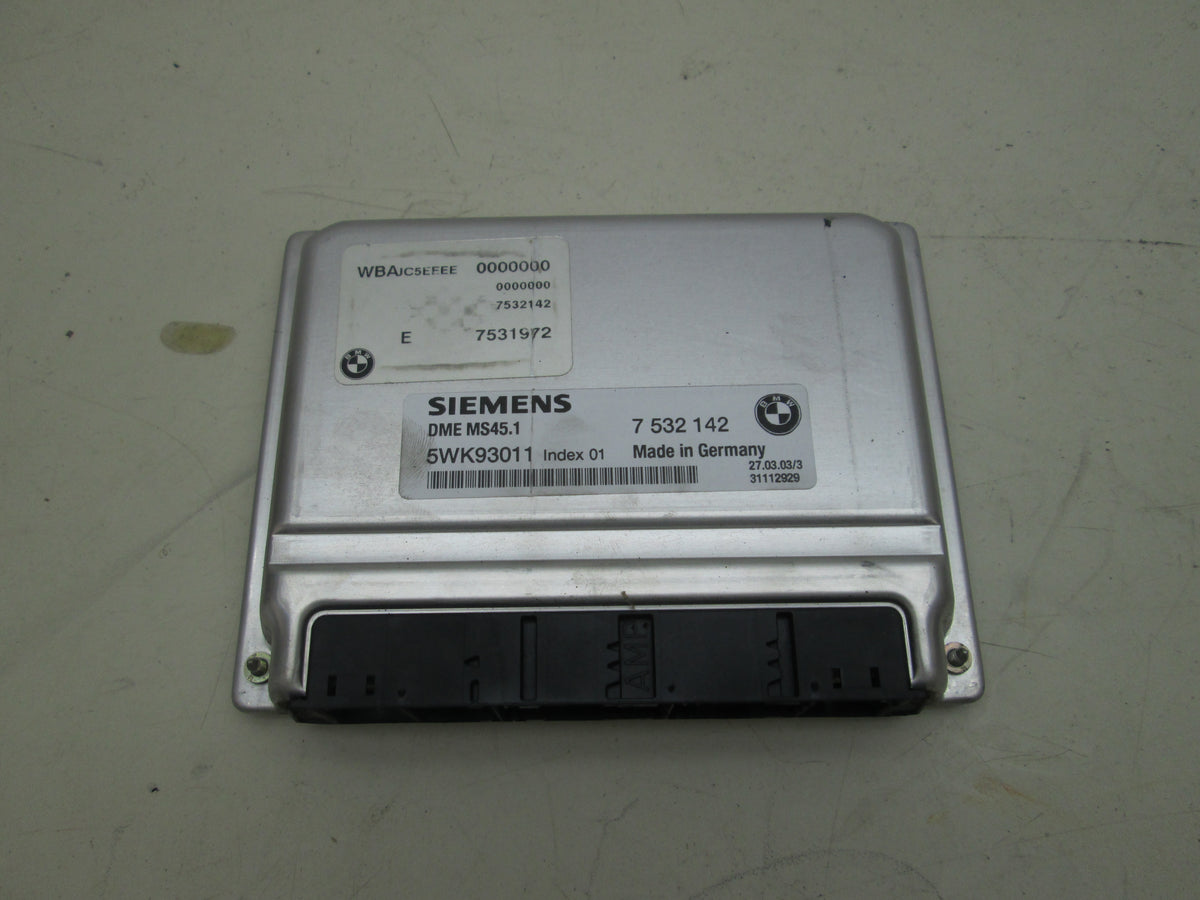 BMW E46 M56 ECU ECM DME Engine Control Module 7532142 MS45.1 (USED ...