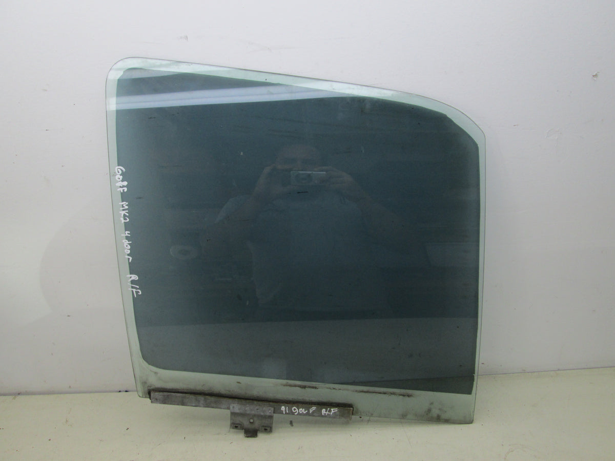 Volkswagen MK2 Golf right front door glass window 4 door – Allums Imports
