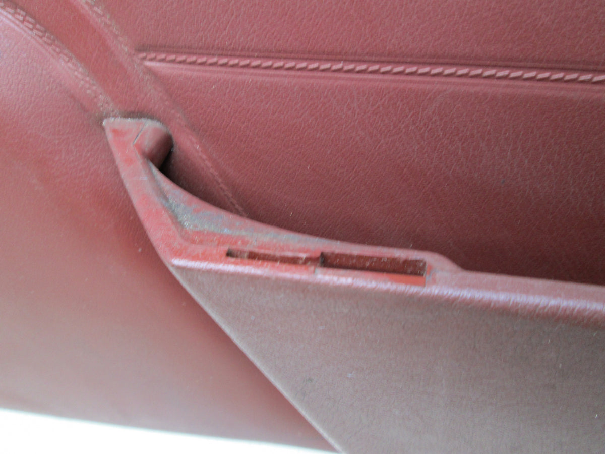 BMW E30 325i 318i coupe convertible left front door panel red burgundy ...