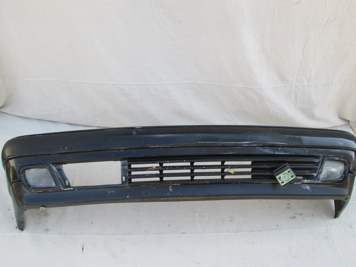 Mercedes W210 96-99 front bumper cover black – Allums Imports