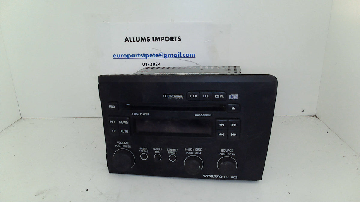 Volvo S60R V70R Radio Stereo CD Player HU-803 30657638 (USED) – Allums ...