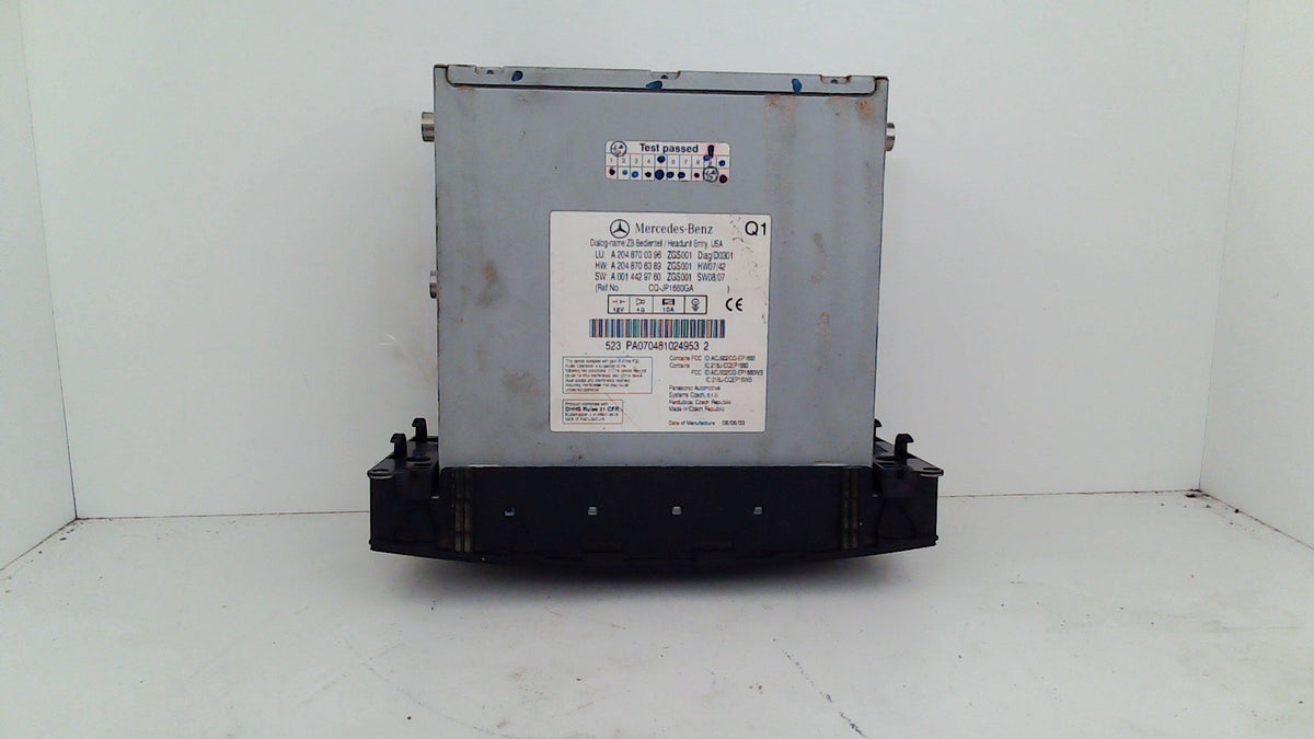 Mercedes W204 08-11 Audio Command Head 2048700396 (USED) – Allums Imports