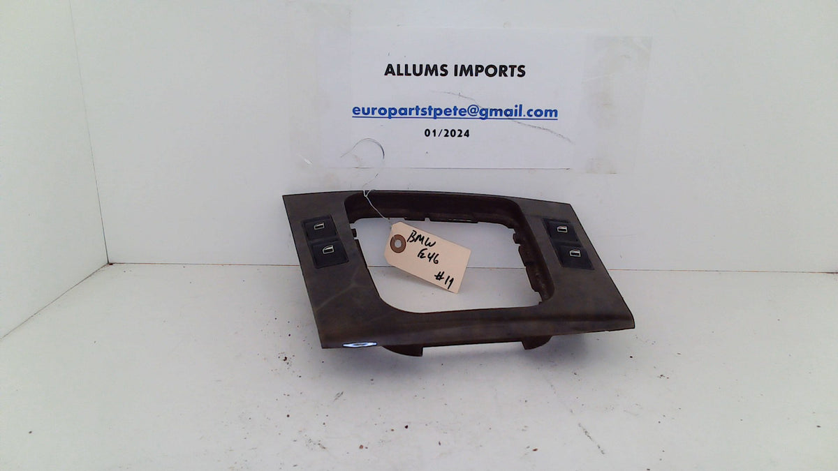 BMW E46 Center Console w/Window Switches #11 (USED) – Allums Imports