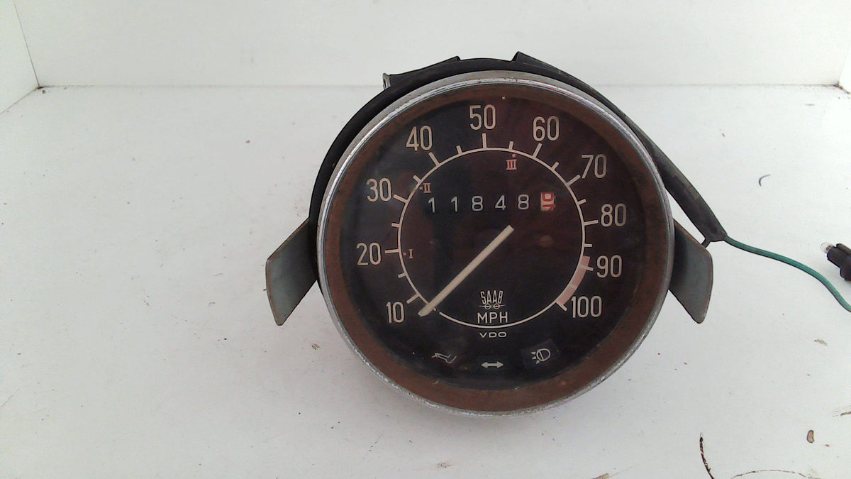 SAAB 96 Circa 1970 Speedometer PARTS ONLY (USED) – Allums Imports
