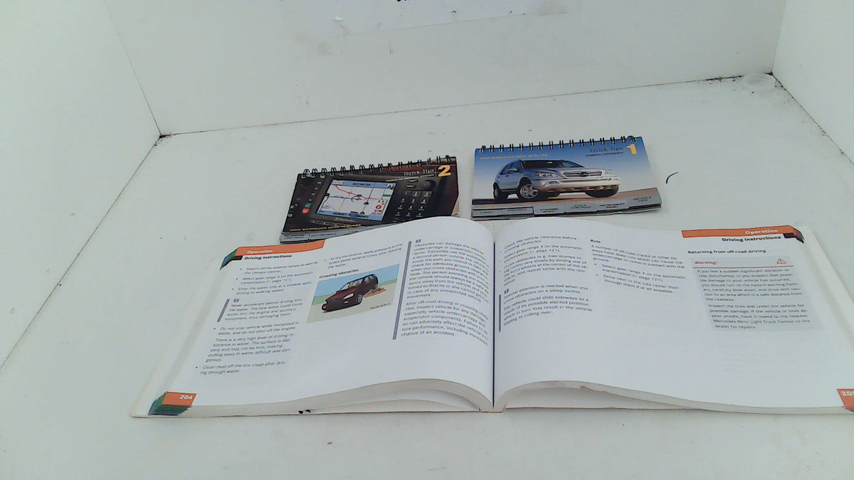 Mercedes W163 ML500 03-06 Complete Owner's Manual w/Book #036 (USED ...