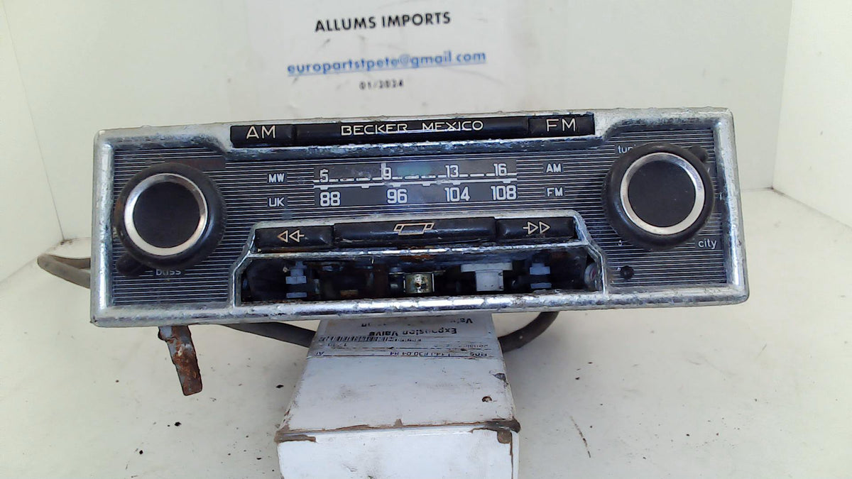 Vintage Mercedes Becker Mexico Cassette Vintage Radio R107 W115 W114 ...