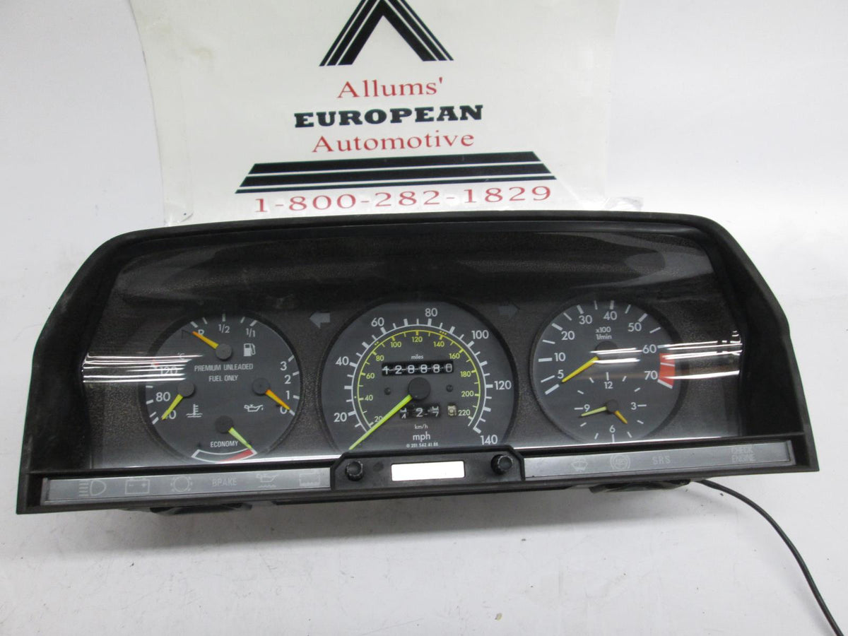 Mercedes W201 190e instrument cluster 2015424522 – Allums Imports