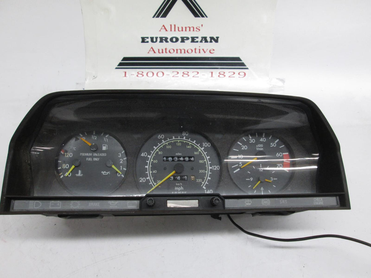 Mercedes W201 190e instrument cluster 2015420225 – Allums Imports