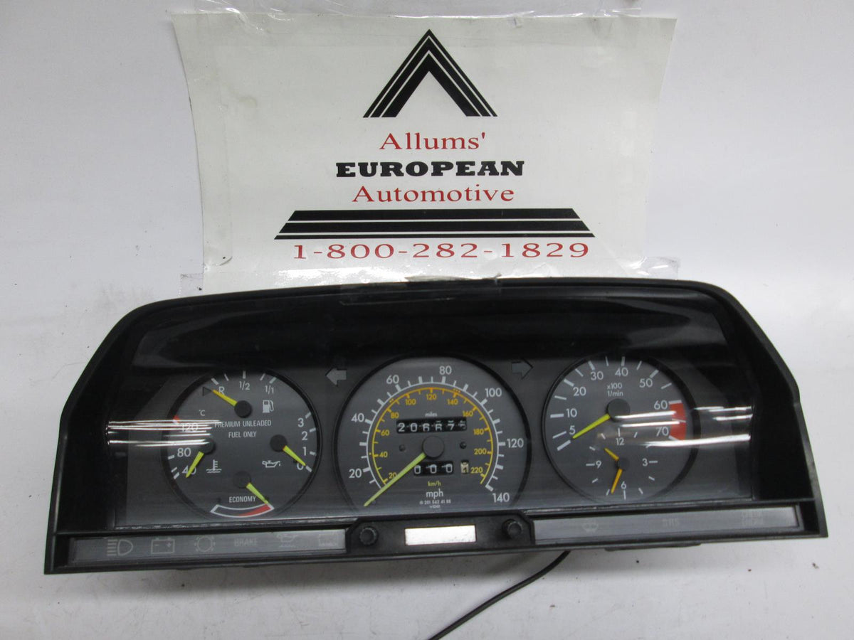 Mercedes W201 190e instrument cluster 2015424166 – Allums Imports