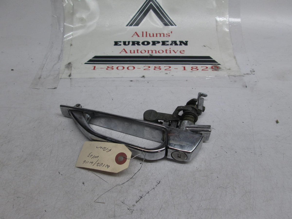 Mercedes W116 R107 W123 Left/Right Front Outer Door Handle Chrome (USE ...