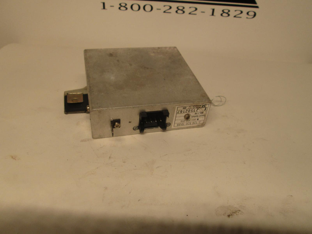 Mercedes W126 radio amplifier amp 1268201989 – Allums Imports