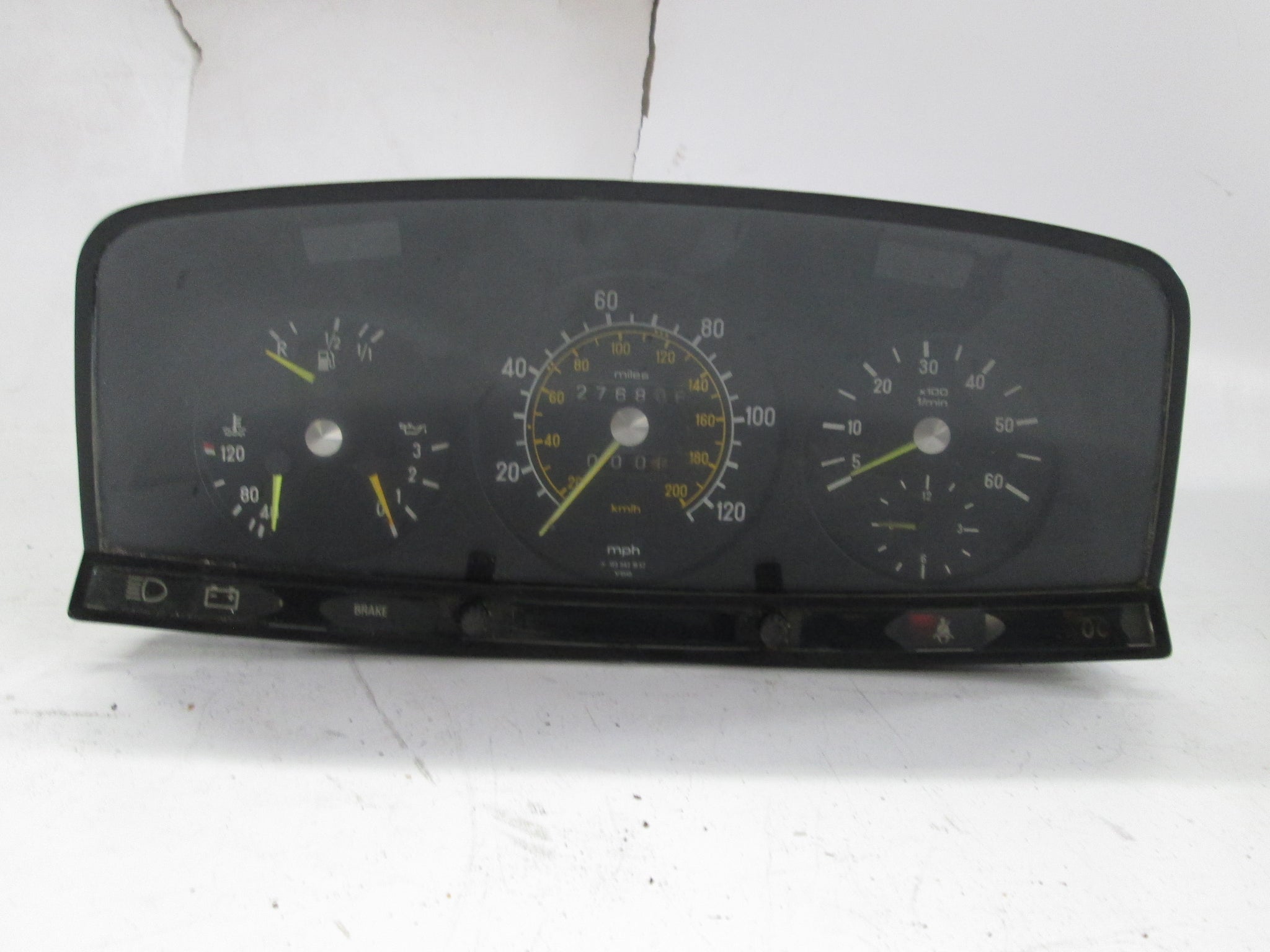 Mercedes W123 Instrument Cluster Speedometer 1235421857 (USED) – Allums ...